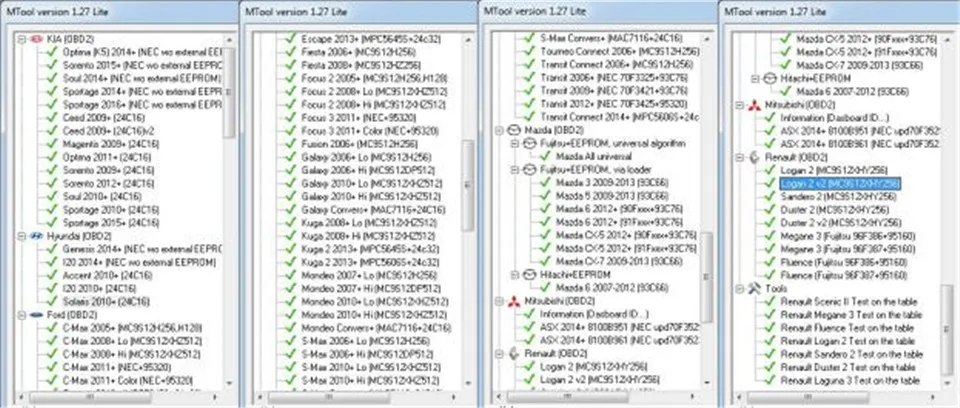 MTool Lite 1.27 Version Mileage Programmer work to Adjust the Mileage ...