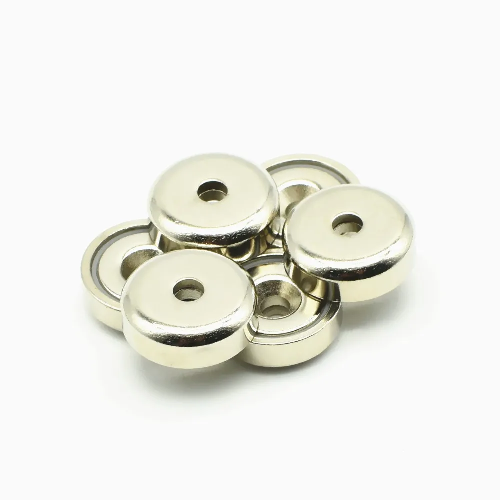 24pcs Holding Magnet Dia. 16mm With M3 Screw Hole Mounting Magnetic ...