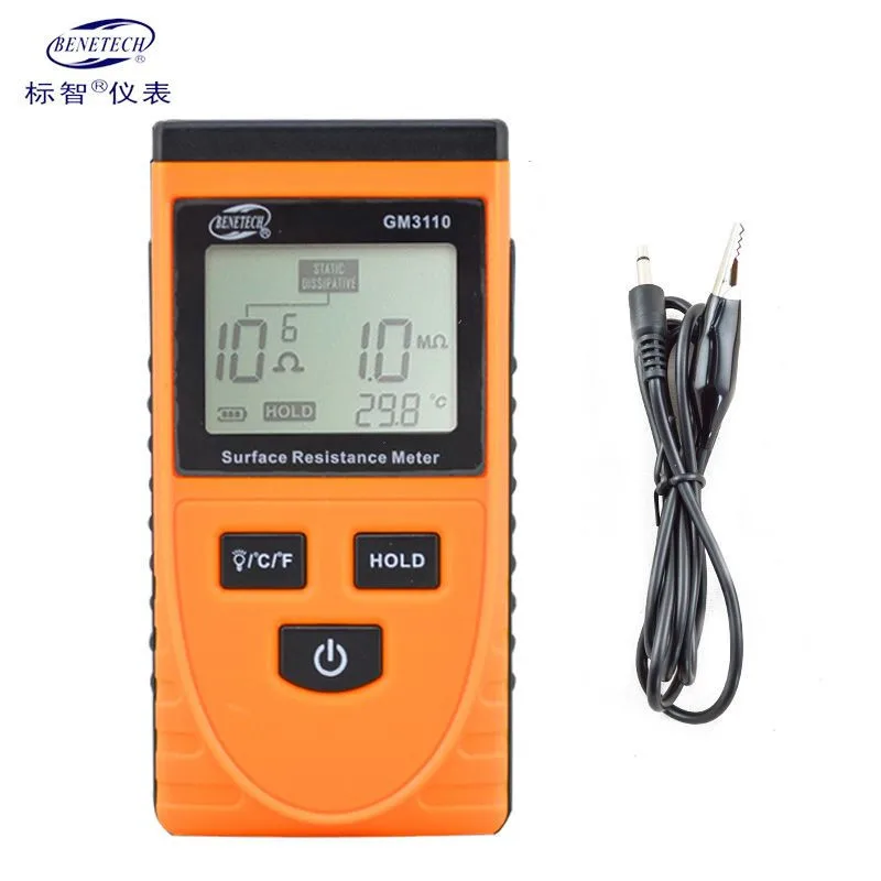 BENETECH-GM3110-Surface-ResistanceTester-Anti-static-LCD-Tester-Digital ...
