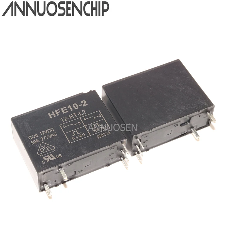 5PCS HFE10 2 12 HT L2 HFE10 2 24 HT L2 50A With switch A group of normally open double coils ...