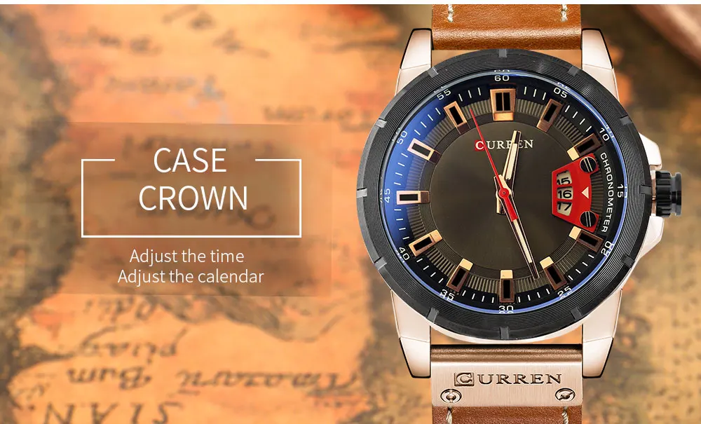 Curren M8284 Men's Watch Chronometer Calendar