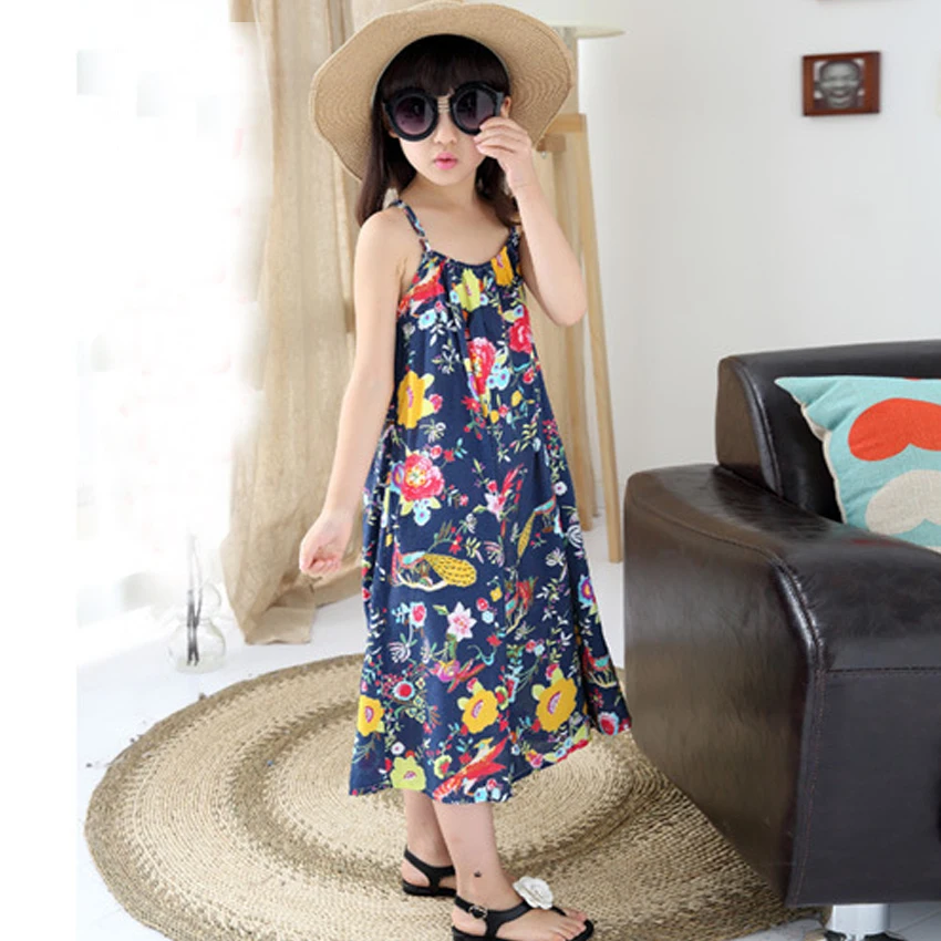 beach dress girl flower girls dresses summer 2016 for party and wedding ...