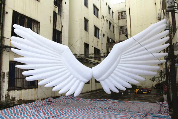 Free Shipping 8m Wide Inflatable Wing For Party Decoration - Party ...