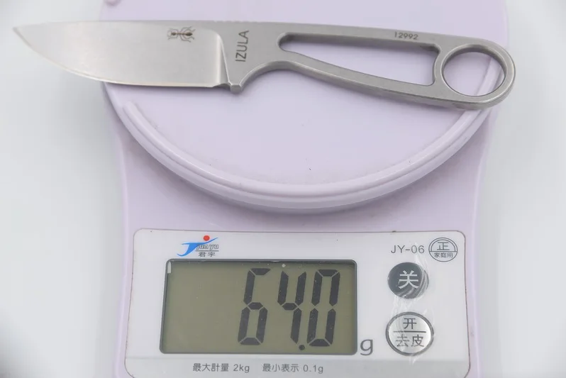 JUFULE Ant IZULA 12992 нож с фиксированным лезвием Rowen D2 лезвие из ...
