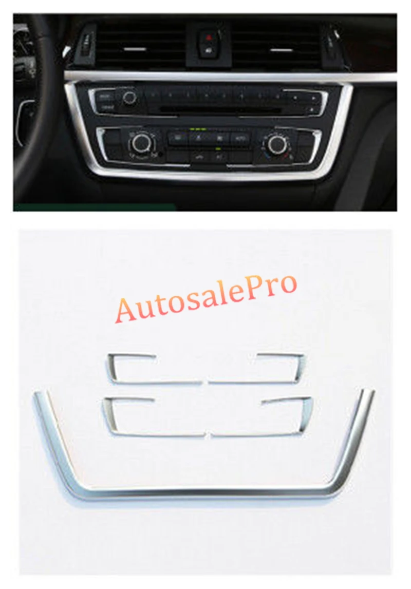 ABS ChromeDashboard Console & air condition adjust Button Stripe cover ...