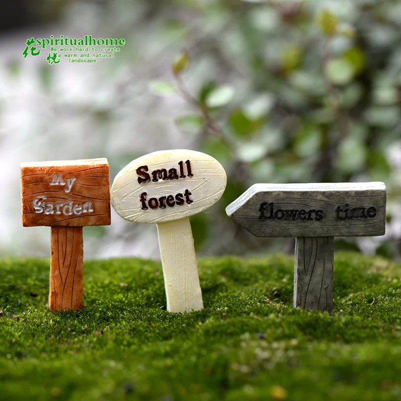 Forest Instructions Signpost Guidepost Micro Landscape Diy Toy ...