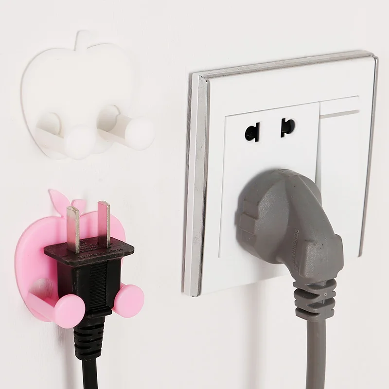 Creative plug hook Electrical socket Sticking hook Wall hanging bracket ...
