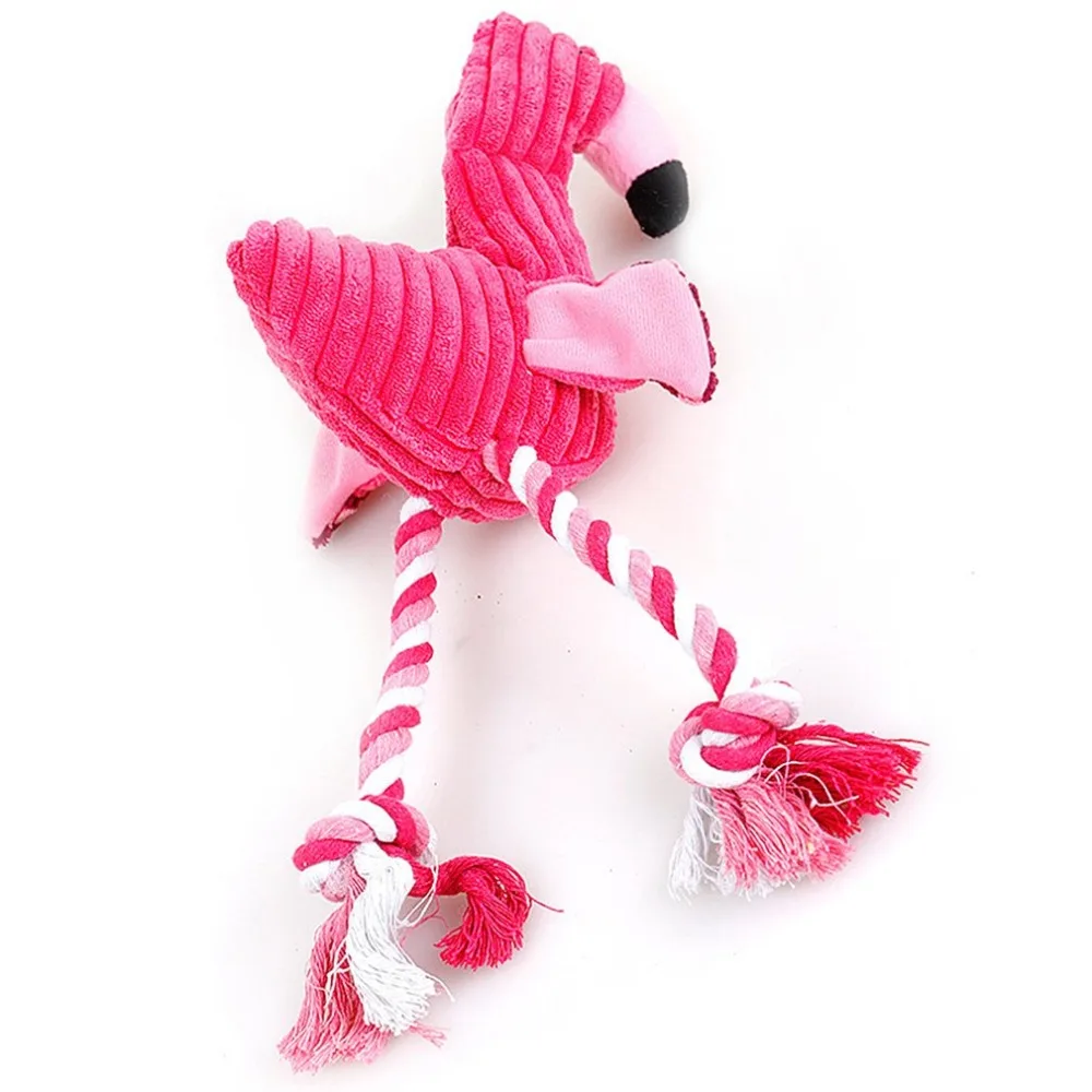 Pink Screaming Soft Flamingo – HappyDogPaw
