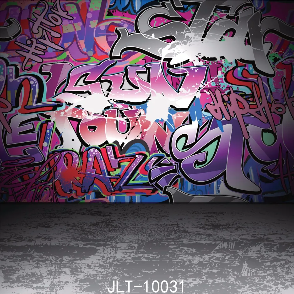 Graffiti backdrop cloth backgrounds for photo studio backgrounds for ...
