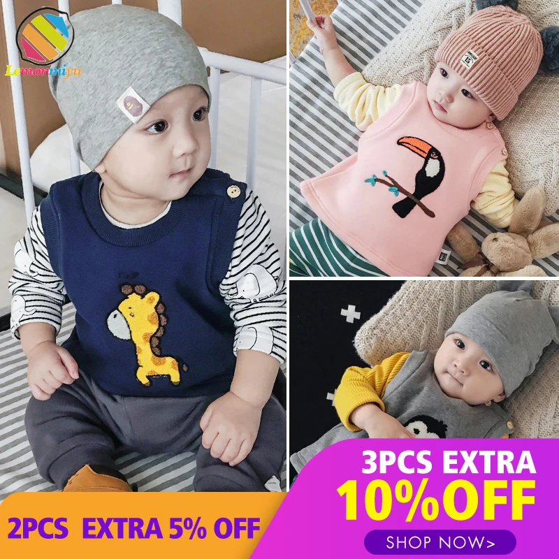 Baby Girls Boys Cartoon Animals Vests Christening Birthday 1 Year ...