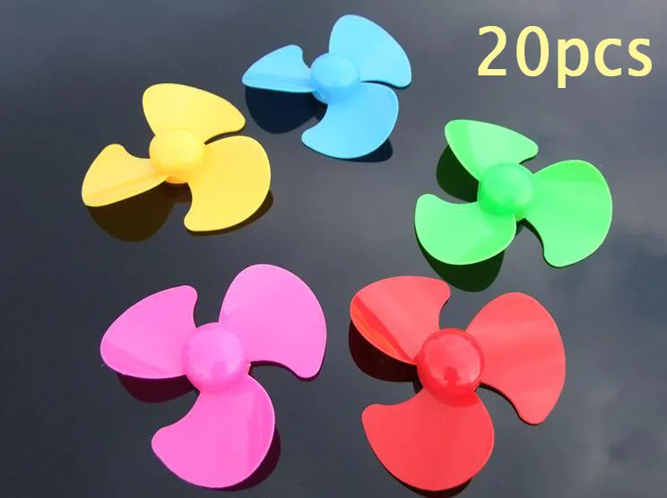 20Pcs-3-Blades-Plastic-Propellers-Fan-Blade-for-DIY-Toys-Mini-Car-Toy ...