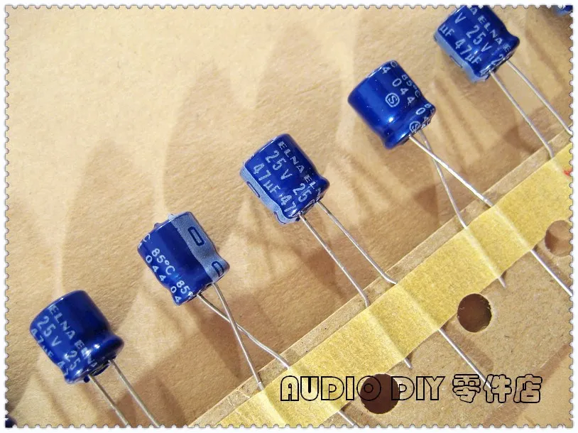 50PCS/200PCS ELNA Blue Robe RC2 Series 47uF 25V 25V47uf Small Volume ...