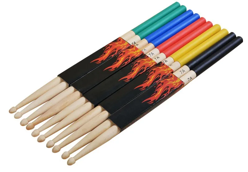 Druml Accessories Maple wood 7A Drumsticks Drum Sticks Nylon Material ...