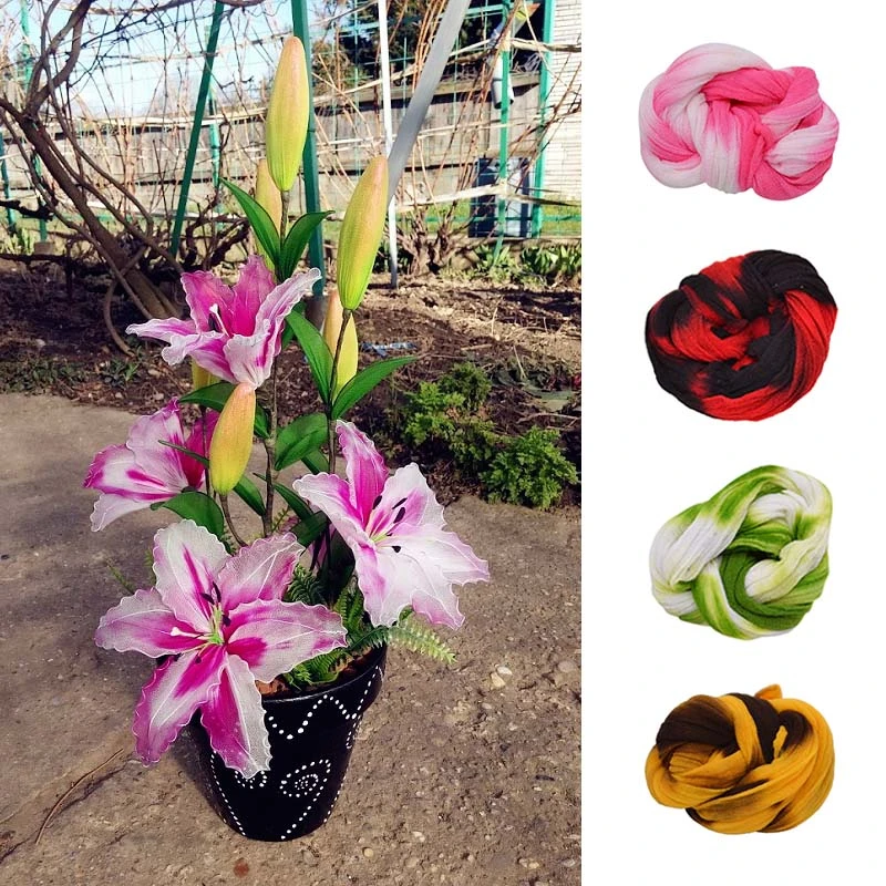 Nylon Flowers Stocking Nylon Flower Material | Artificial Flowers Home ...