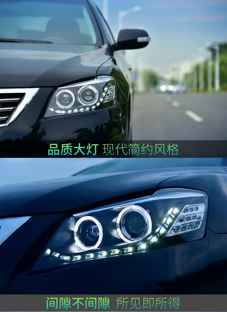Toyota Camry Headlights 2009-2011 Camry V45 LED Headlight LED DRL Hid – CAR CRAFT INDIA