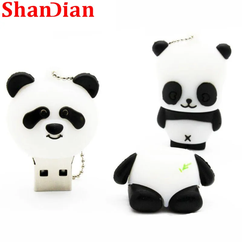 SHANDIAN mini pendrive USB con forma de Panda, unidad Flash con forma ...