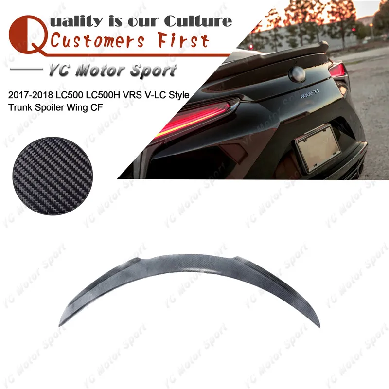 Car Accessories Carbon Fiber VRS V LC Style Trunk Spoiler Fit For 2017 ...