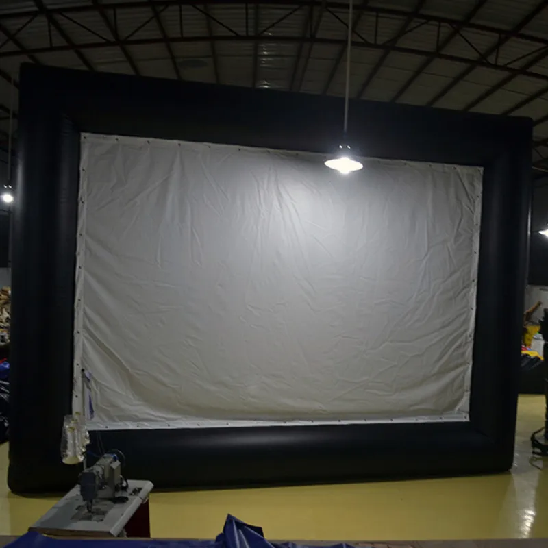 PVC tarpaulin Inflatable Movie Screen For Display Indoor&Outdoor ...