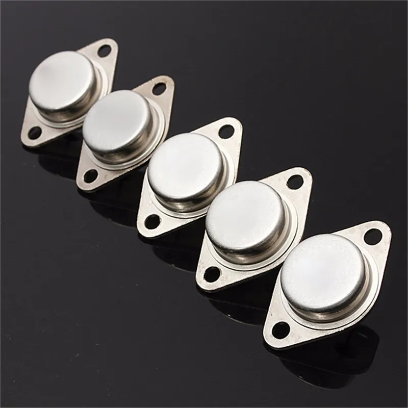 5Pcs NPN 15A/60V AF Amp Audio Power Transistor 2N3055 TO-3 Metal Case ...