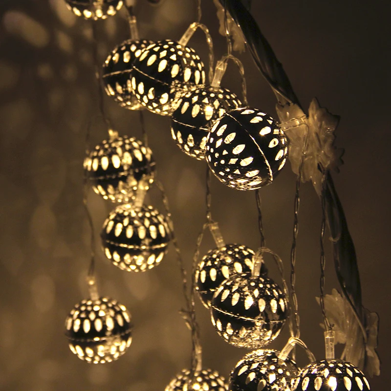 Holiday Light LED Strip 40Lamp 5m Balls/Set LED String For Wedding ...