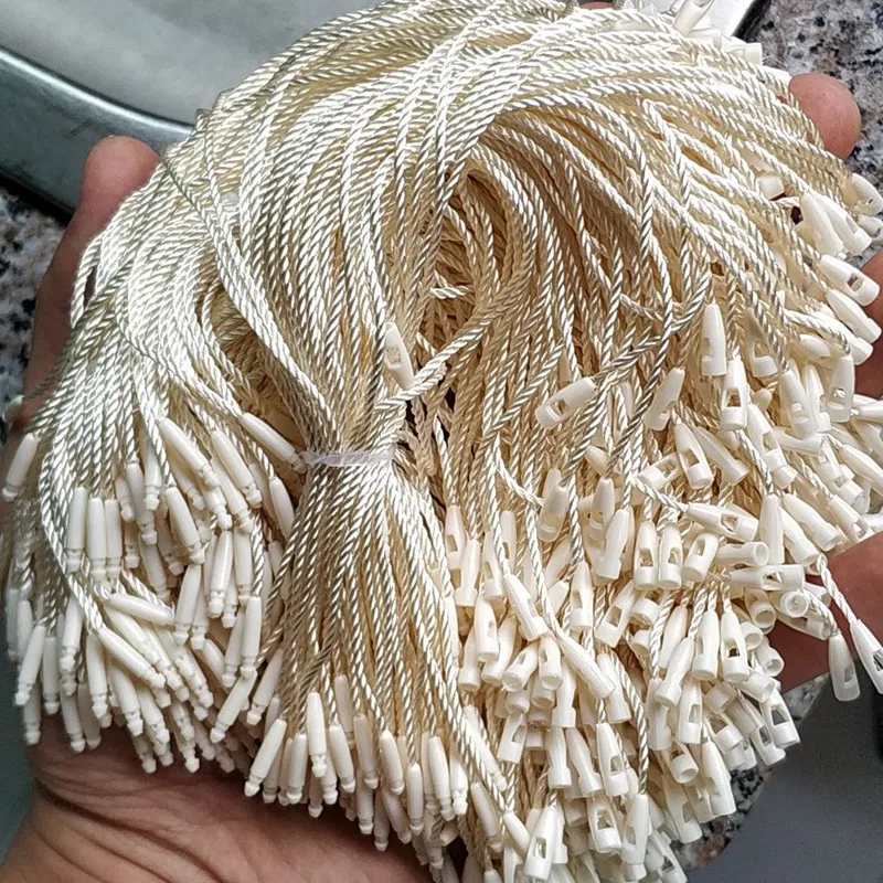 100pcs-Cream-white-polyester-strings-for-swing-tag-ropes-8-inches ...