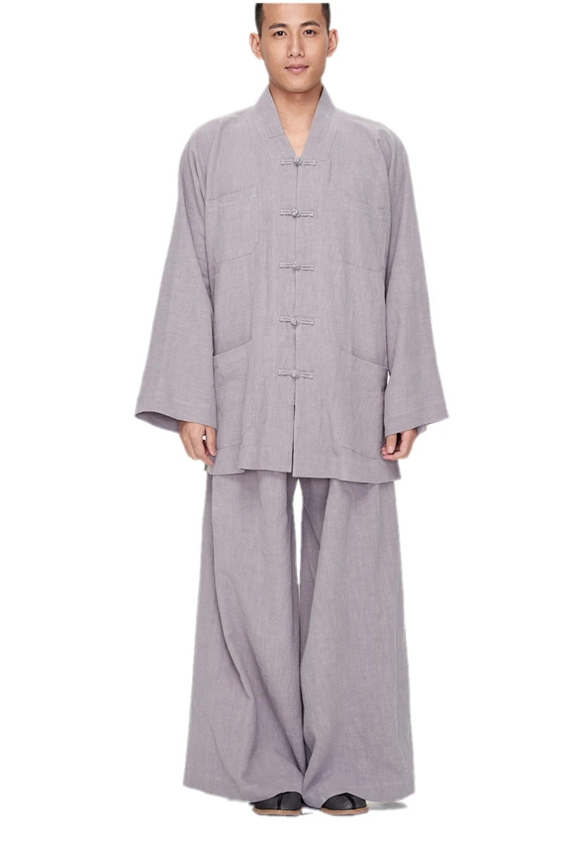 ZanYing Conjunto de ropa Zen para meditación, Yoga, Taichi, Kungfu ...