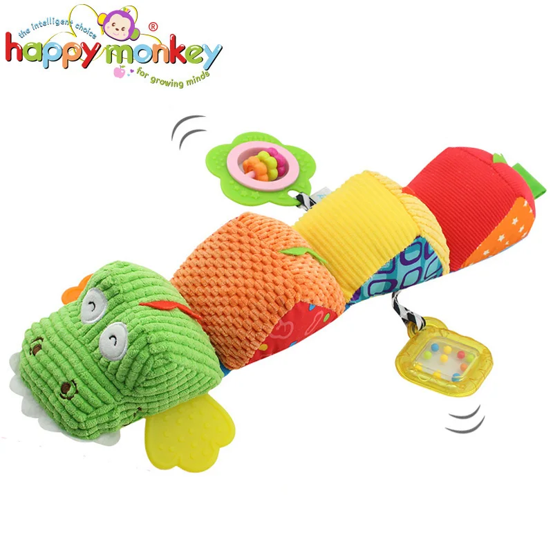 Happy Monkey Soft Plush Cute Crocodile Appease Doll Gum Teeth Animal ...
