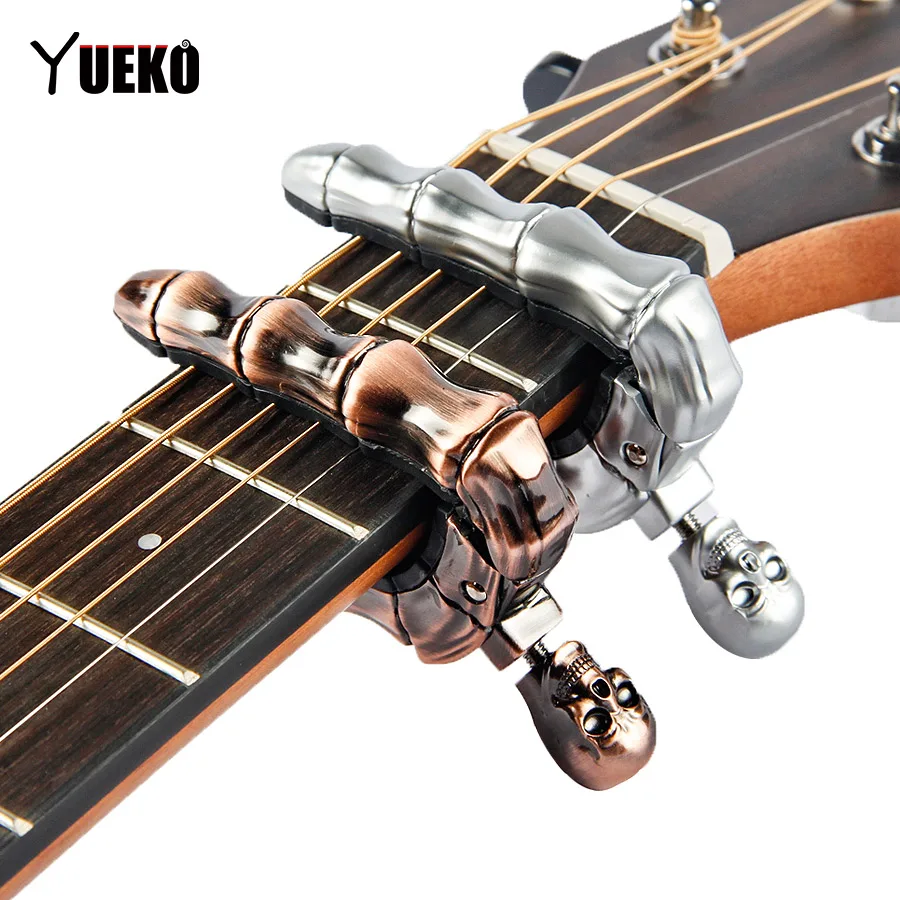 YUEKO skull Guitar Capo for bass Electric Acoustic Guitar accessories ...
