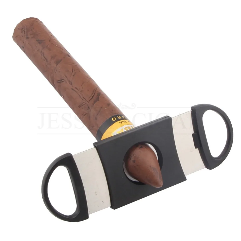 GALINER Stainless Steel Cigar Cutter Plastic Cigars Guillotine Metal ...