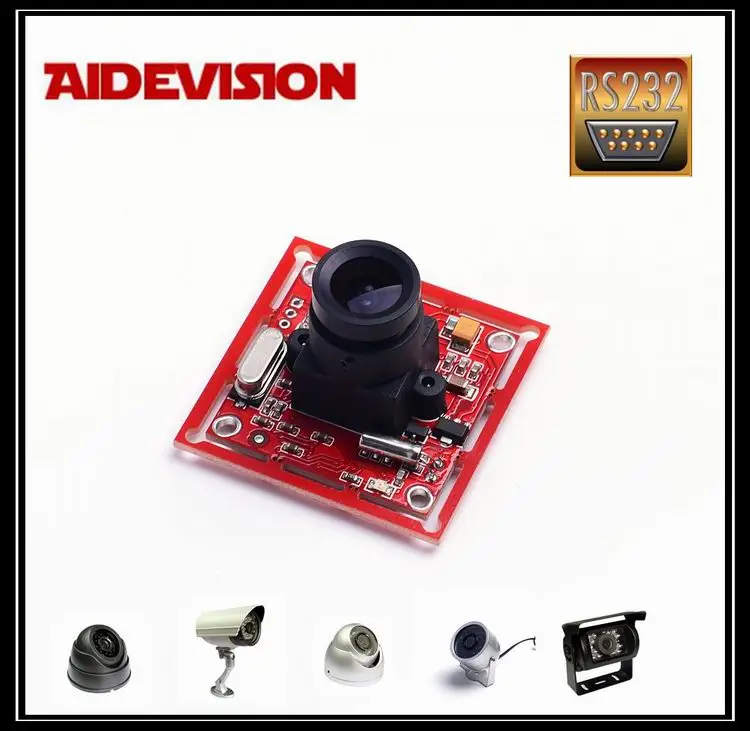 High Quality RS232 JPEG Serial Port Camera Module with 2.8mm IR lens ...