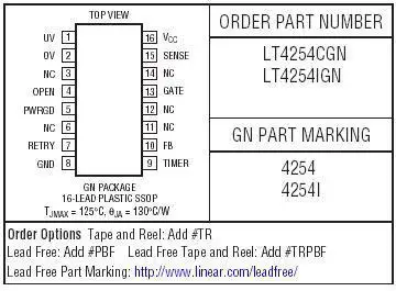 Free Shipping 10pcs/lot LT4254CGN LT4254IGN LT4254 LINEAR SSOP 16 100% NEW|lot t-shirt|lot ...