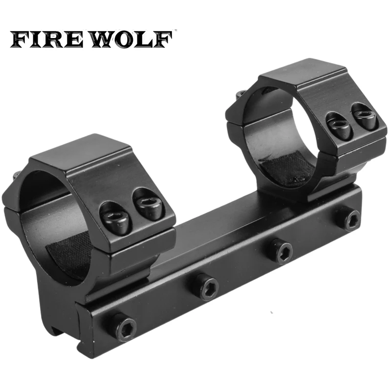 FIRE WOLF 30mm One Piece Low Profile Dovetail Scope Mount Rings Adapter ...