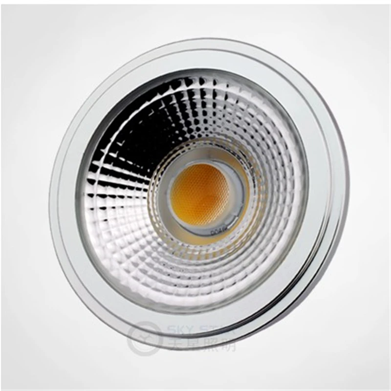 Reflector LED AR111 GU10 COB, G53 15W, Bombilla regulable de altos ...