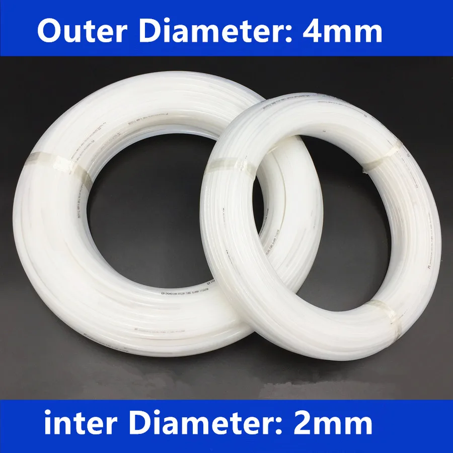 100 Meters/lot Pe Nylon Oil Tube For Lubrication System, 4mm Diameter ...