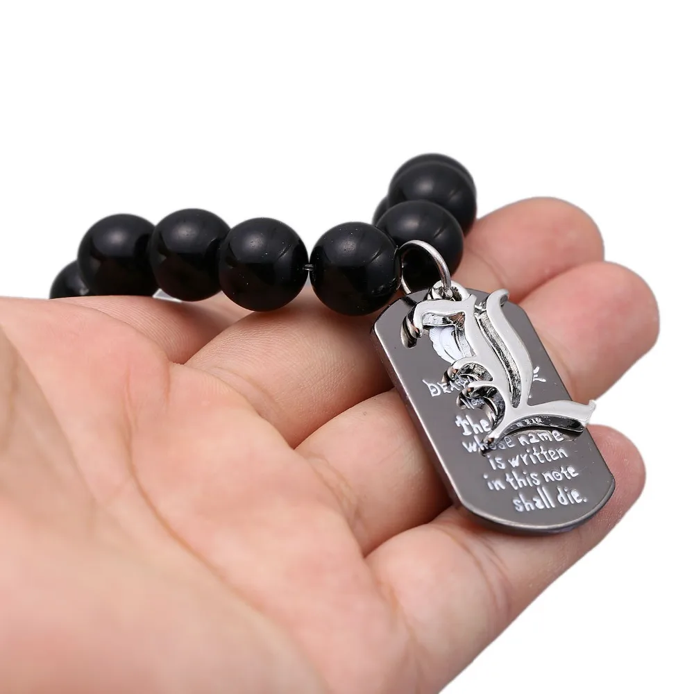 2 รูปแบบเครื่องประดับอะนิเมะDeath Noteสร้อยข้อมือCross Lโลโก้Charm ...