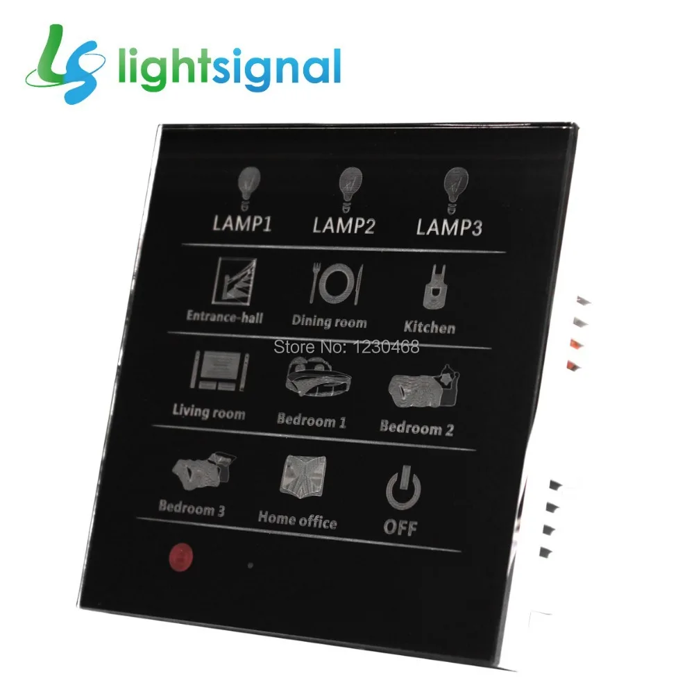 Fresh New smart touch screen wall switch for Home mutual control 24 ...