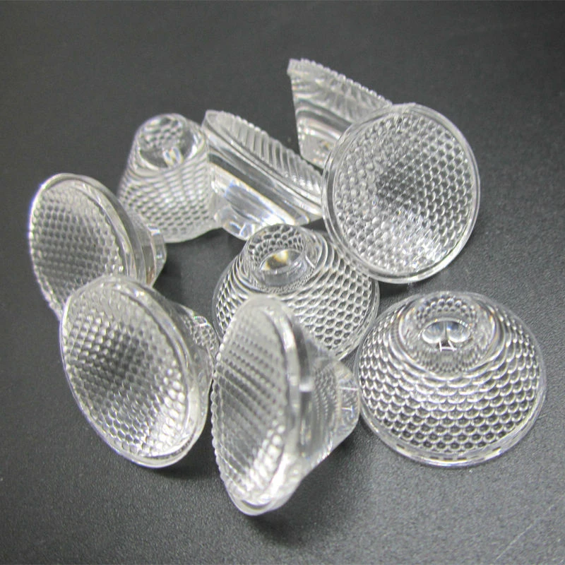 50pcs 1w 3w Led Optical Lens, 20mm Diameter Pmma High Power Led Lenses ...