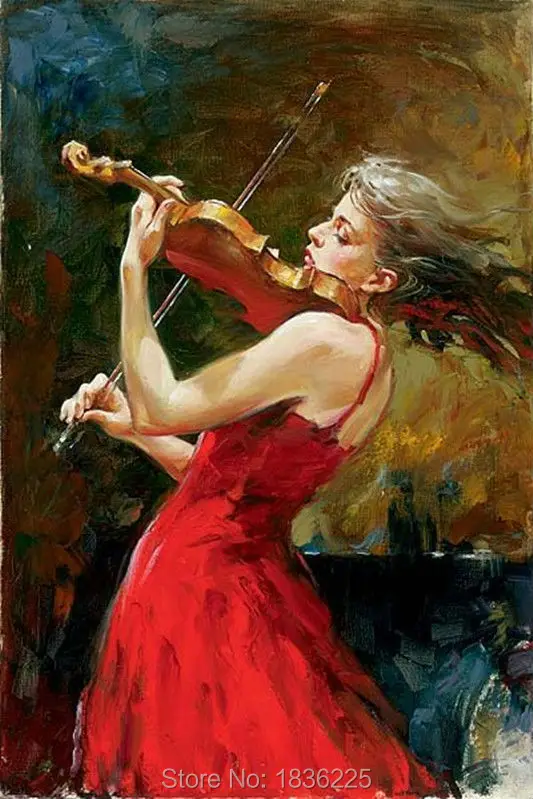 Musical Instruments Oil Painting
