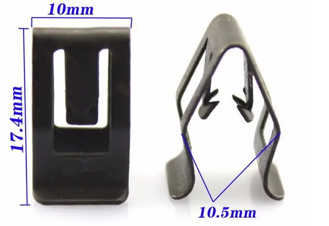 50x Auto Car Front Interior Console Dash Dashboard Trim Metal Retainer ...