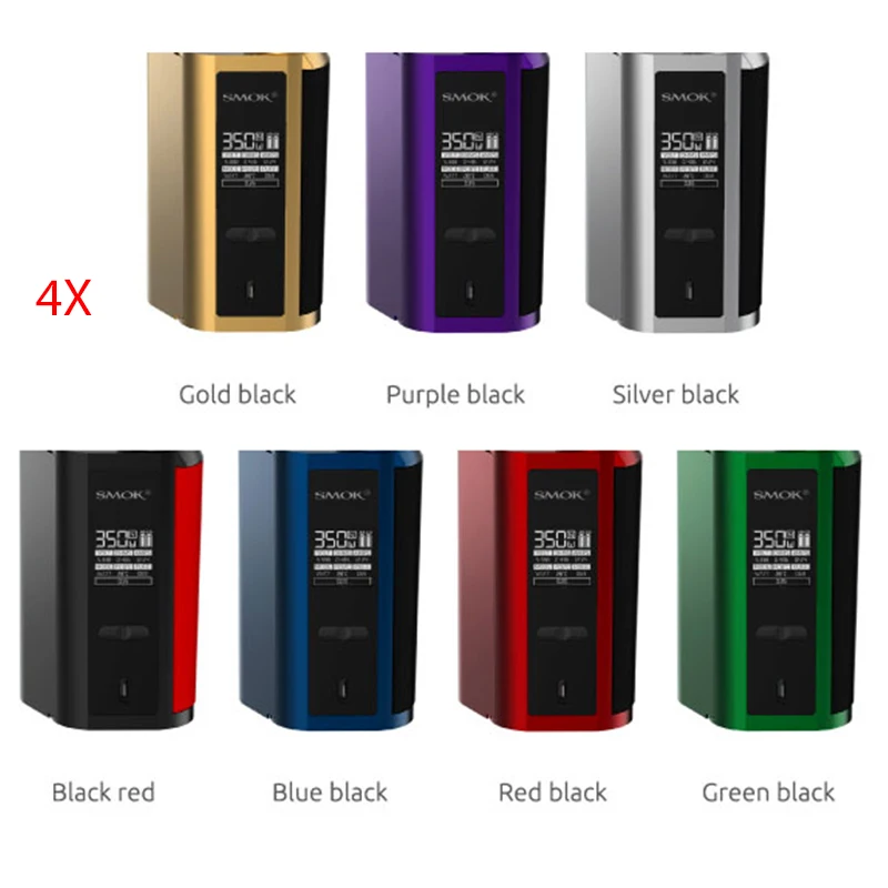 Original SMOK GX2/4 TC Box MOD power by 4x/2x 18650 Battery Huge Output ...