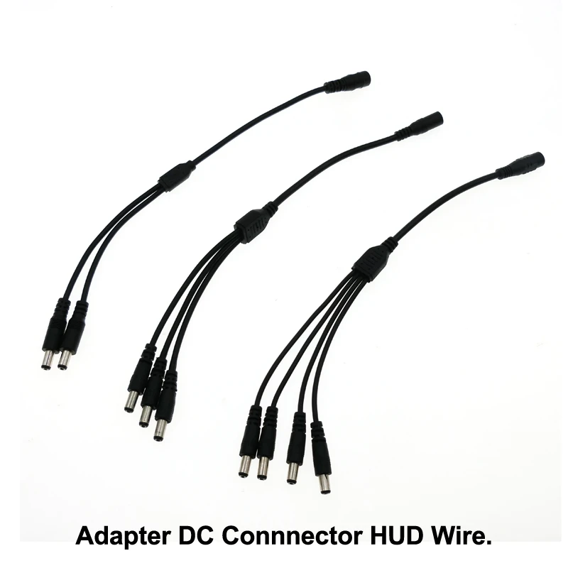 Adapter Dc Connnector 1 To 2 / 1 To 3 / 1 To 4 Hud Power Wire ...