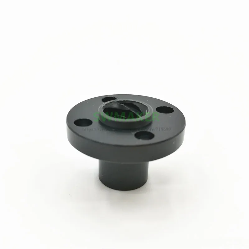 5pcs Black Tr8 Lead Screw Pom Nut Tr8x2/tr8x4/tr8x8 Trapezoidal Screw ...