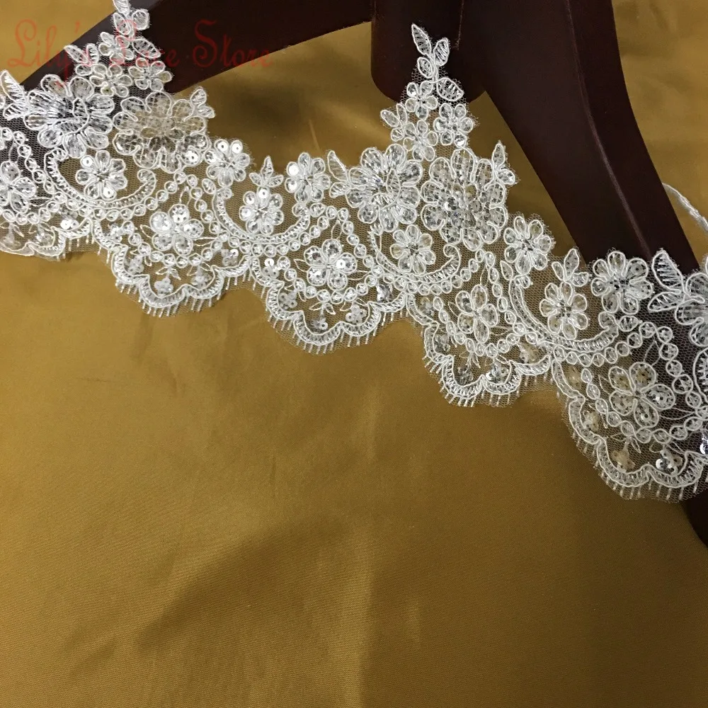 14CM ivory white bone lace trim border lace trimming traditional ...