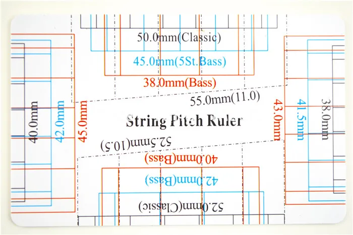 Acoustic-Classical-Electric-Guitar-Bass-String-Pitch-Ruler-Gauge-String ...