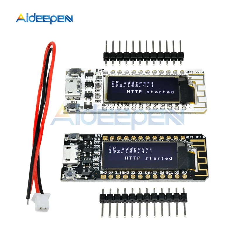 Esp8266 Wifi Chip 0.91 Inch Oled Cp2014 32mb Flash Esp 8266 Module ...