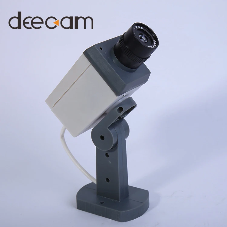 Deecam Faux Caméra et Caméra Factice Clignotant Rouge LED Extérieurs ...