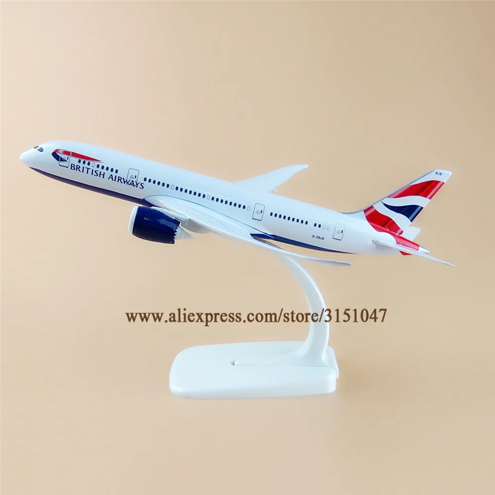 20cm-Air-British-Airways-B787-Boeing-787-Airlines-Airplane-Model-Plane ...