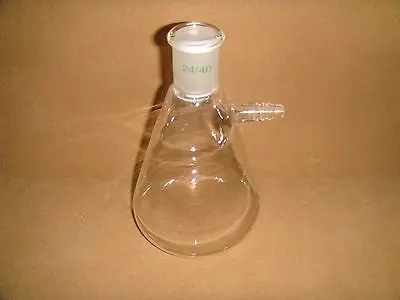 250ML-24-40-Glass-Filtering-Flask-Lab-Filtration-Vessel-Lab-Chemistry ...