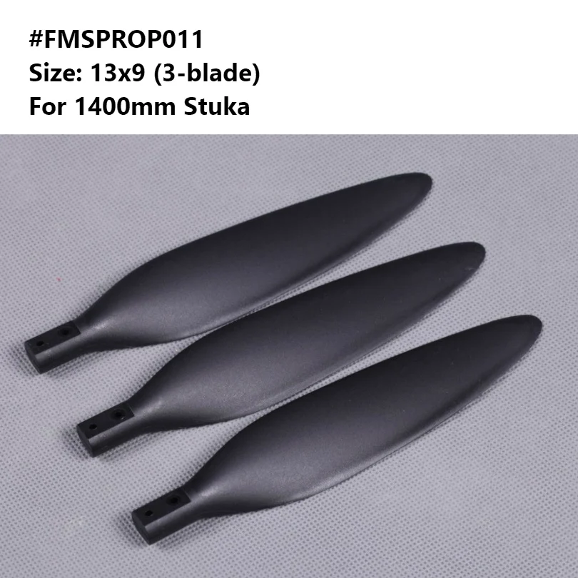 FMSRC 1400mm 1.4m STUKA Ju 87 Propeller 13x9 Inch 3 Blade PROP011 RC ...