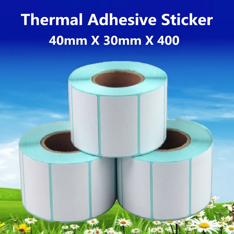 40*30mm Thermal Label Adhesive Sticker Paper 40mm X 30mm Thermal ...